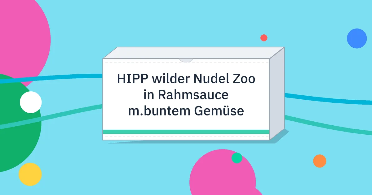 Symbolbild: Packung mit der Aufschrift HIPP wilder Nudel Zoo in Rahmsauce m.buntem Gemüse (PZN 11050426) – Verfügbarkeit und Bezug in Apotheken in Frankfurt am Main
