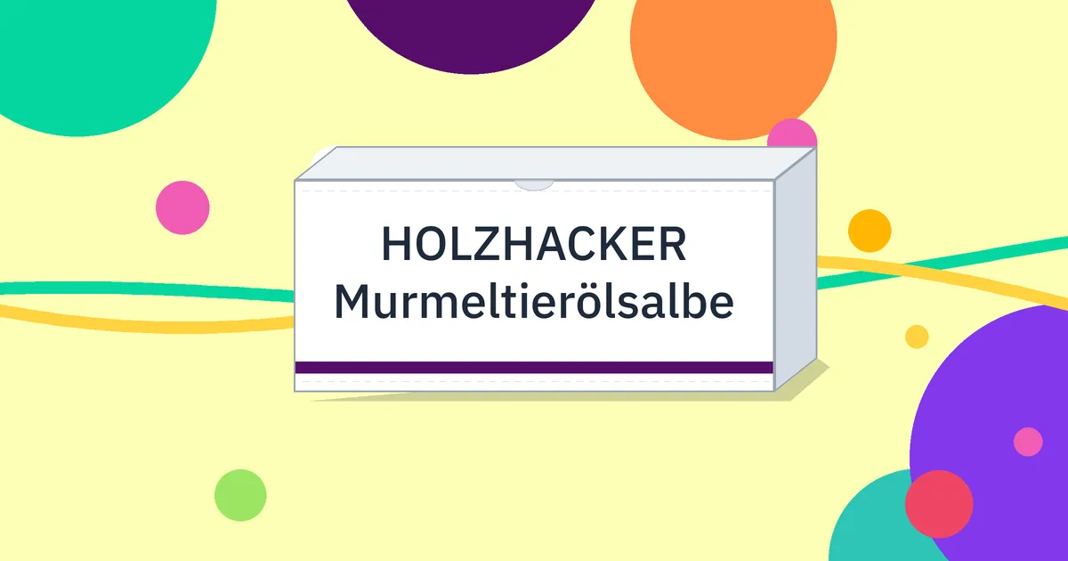 Symbolbild: Packung mit der Aufschrift HOLZHACKER Murmeltierölsalbe (PZN 20892785) – Verfügbarkeit und Bezug in Apotheken in Frankfurt am Main