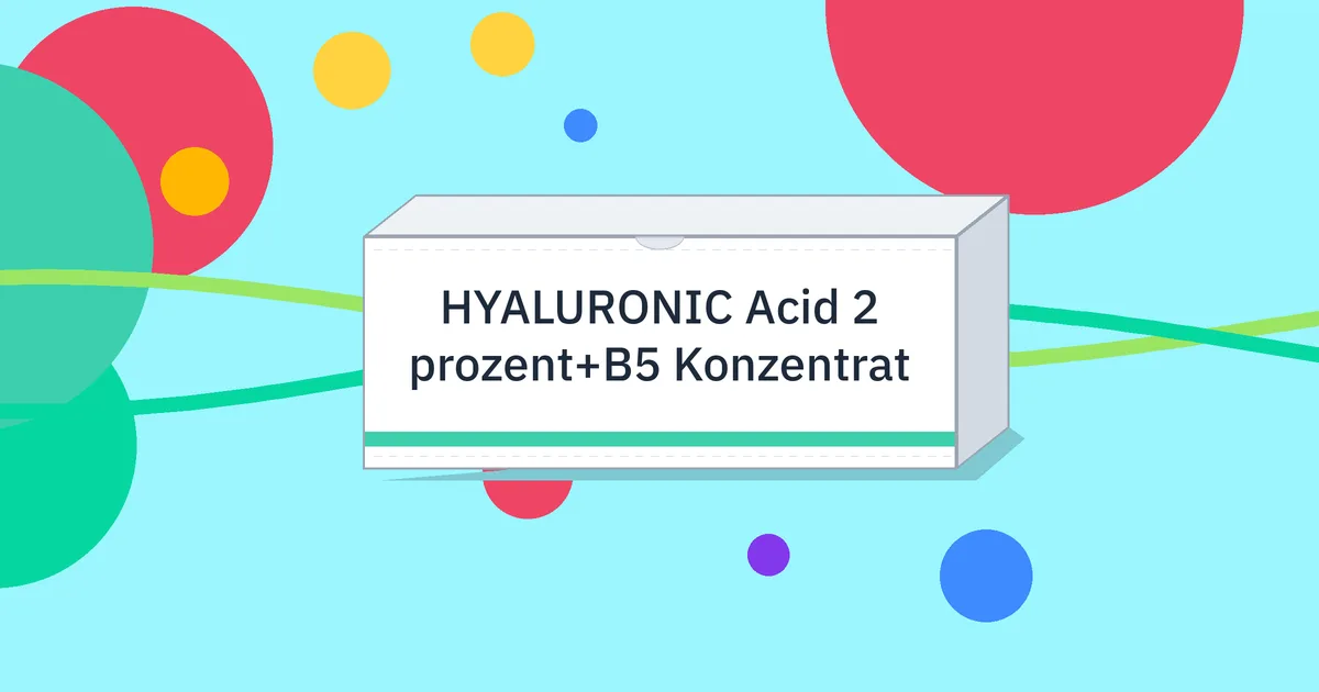 Symbolbild: Packung mit der Aufschrift HYALURONIC Acid 2 prozent+B5 Konzentrat (PZN 18892861) – Verfügbarkeit und Bezug in Apotheken in Frankfurt am Main