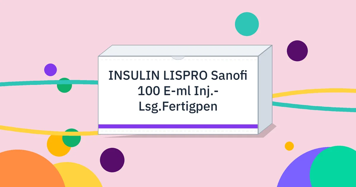 Symbolbild: Packung mit der Aufschrift INSULIN LISPRO Sanofi 100 E-ml Inj.-Lsg.Fertigpen (PZN 14257760) – Verfügbarkeit und Bezug in Apotheken in Frankfurt am Main