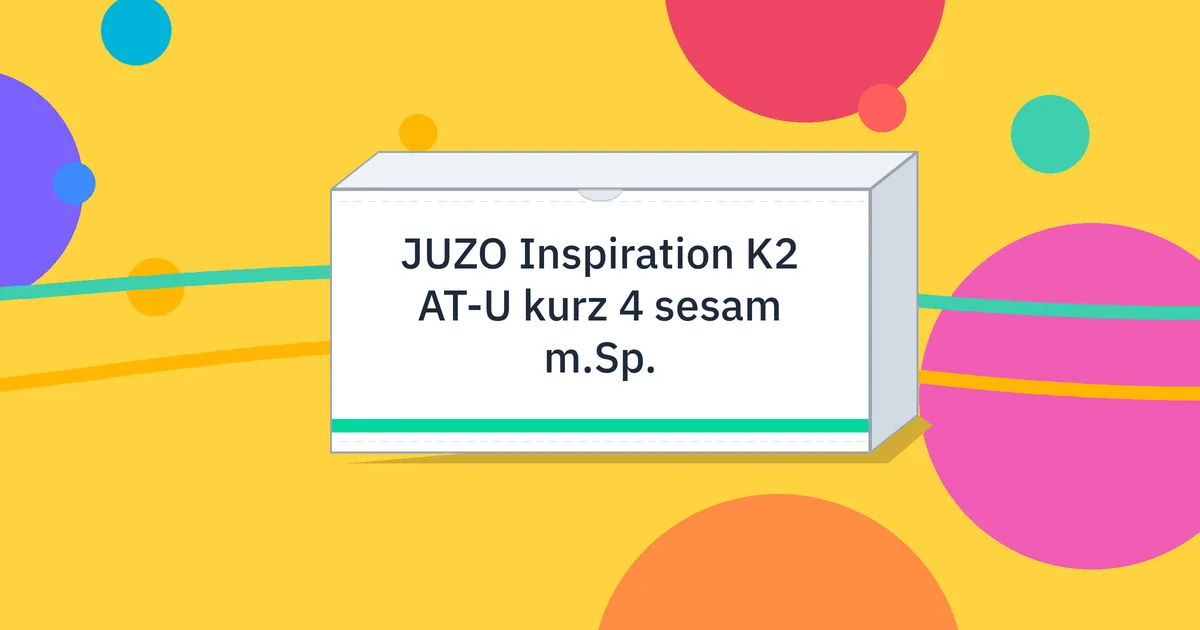 Symbolbild: Packung mit der Aufschrift JUZO Inspiration K2 AT-U kurz 4 sesam m.Sp. (PZN 14929320) – Verfügbarkeit und Bezug in Apotheken in Frankfurt am Main