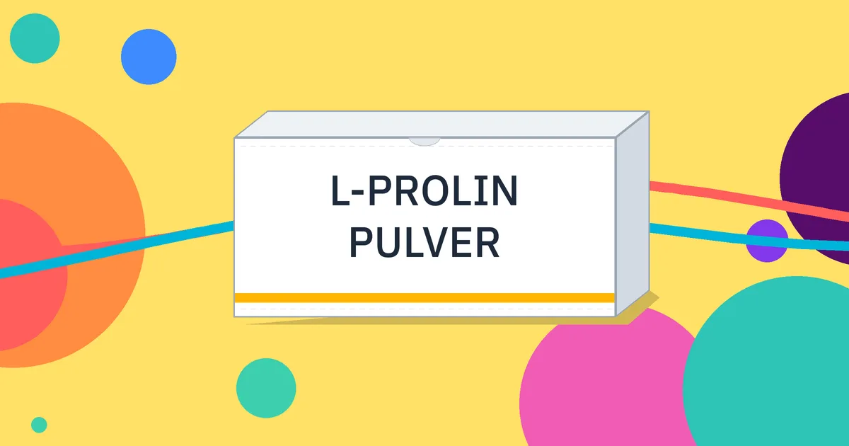 Symbolbild: Packung mit der Aufschrift L-PROLIN PULVER (PZN 16839377) – Verfügbarkeit und Bezug in Apotheken in Frankfurt am Main