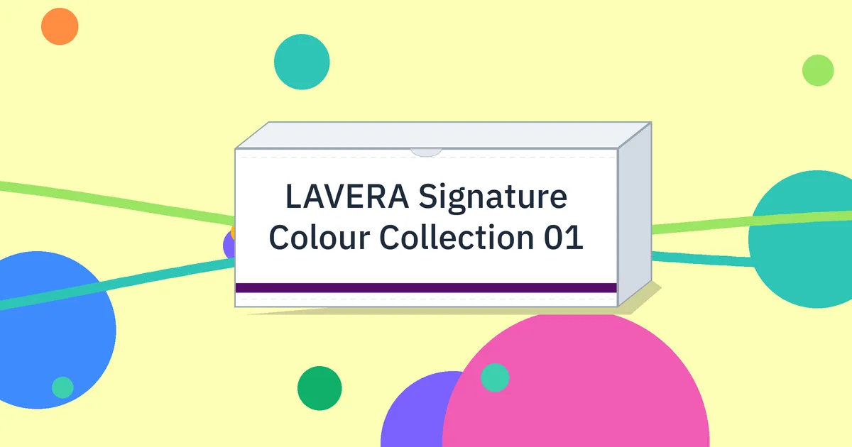 Symbolbild: Packung mit der Aufschrift LAVERA Signature Colour Collection 01 (PZN 18306610) – Verfügbarkeit und Bezug in Apotheken in Frankfurt am Main