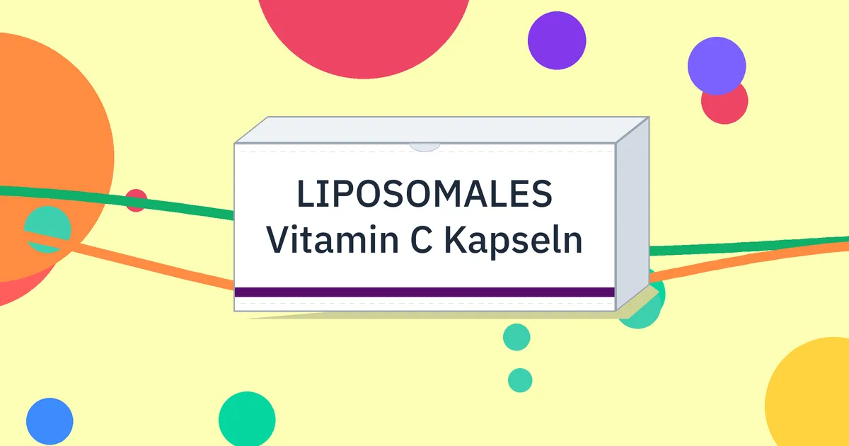 Symbolbild: Packung mit der Aufschrift LIPOSOMALES Vitamin C Kapseln (PZN 17968071) – Verfügbarkeit und Bezug in Apotheken in Frankfurt am Main