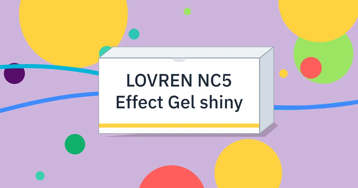 Symbolbild: Packung mit der Aufschrift LOVREN NC5 Effect Gel shiny (PZN 20030397) – Verfügbarkeit und Bezug in Apotheken in Frankfurt am Main