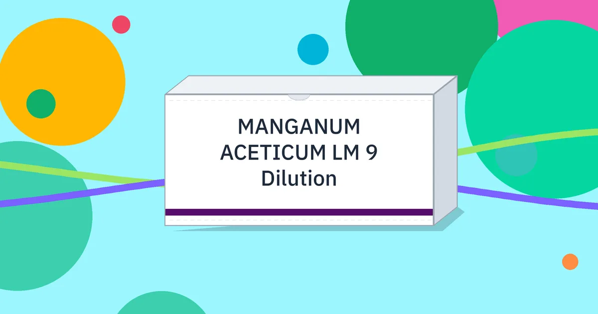 Symbolbild: Packung mit der Aufschrift MANGANUM ACETICUM LM 9 Dilution (PZN 12942322) – Verfügbarkeit und Bezug in Apotheken in Frankfurt am Main
