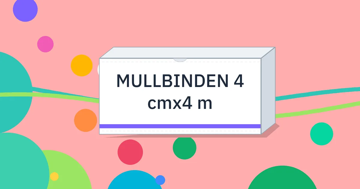 Symbolbild: Packung mit der Aufschrift MULLBINDEN 4 cmx4 m (PZN 12387501) – Verfügbarkeit und Bezug in Apotheken in Frankfurt am Main