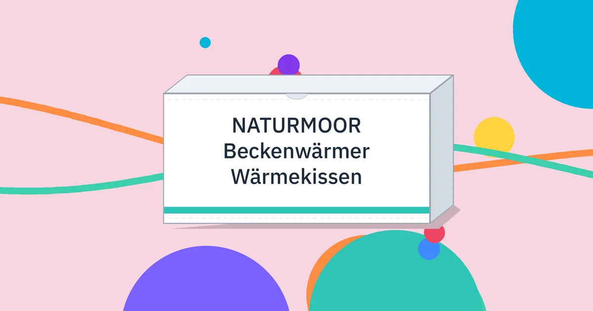 Symbolbild: Packung mit der Aufschrift NATURMOOR Beckenwärmer Wärmekissen (PZN 11558202) – Verfügbarkeit und Bezug in Apotheken in Frankfurt am Main