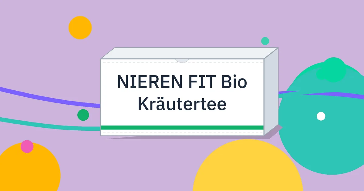 Symbolbild: Packung mit der Aufschrift NIEREN FIT Bio Kräutertee (PZN 17828559) – Verfügbarkeit und Bezug in Apotheken in Frankfurt am Main