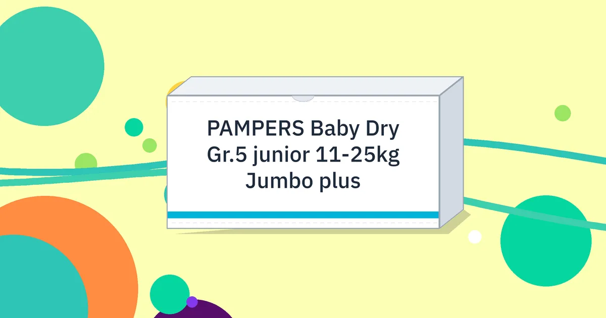 Symbolbild: Packung mit der Aufschrift PAMPERS Baby Dry Gr.5 junior 11-25kg Jumbo plus (PZN 03074335) – Verfügbarkeit und Bezug in Apotheken in Frankfurt am Main