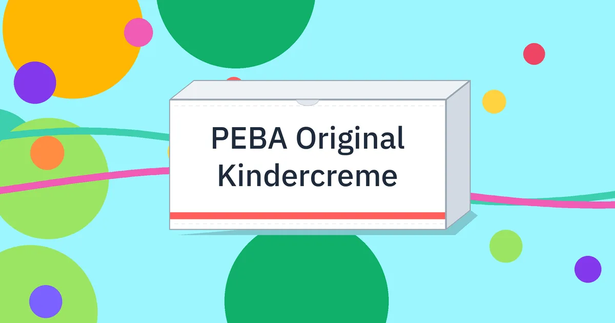 Symbolbild: Packung mit der Aufschrift PEBA Original Kindercreme (PZN 17231979) – Verfügbarkeit und Bezug in Apotheken in Frankfurt am Main