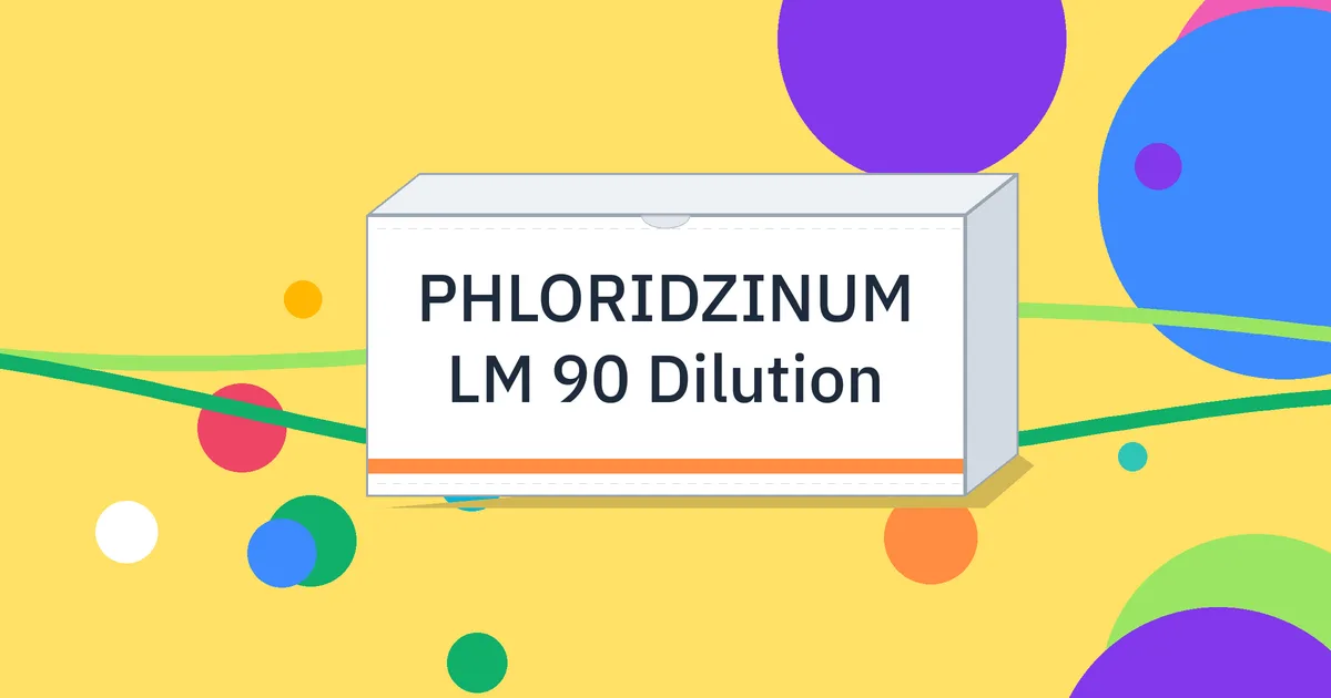 Symbolbild: Packung mit der Aufschrift PHLORIDZINUM LM 90 Dilution (PZN 13639531) – Verfügbarkeit und Bezug in Apotheken in Frankfurt am Main