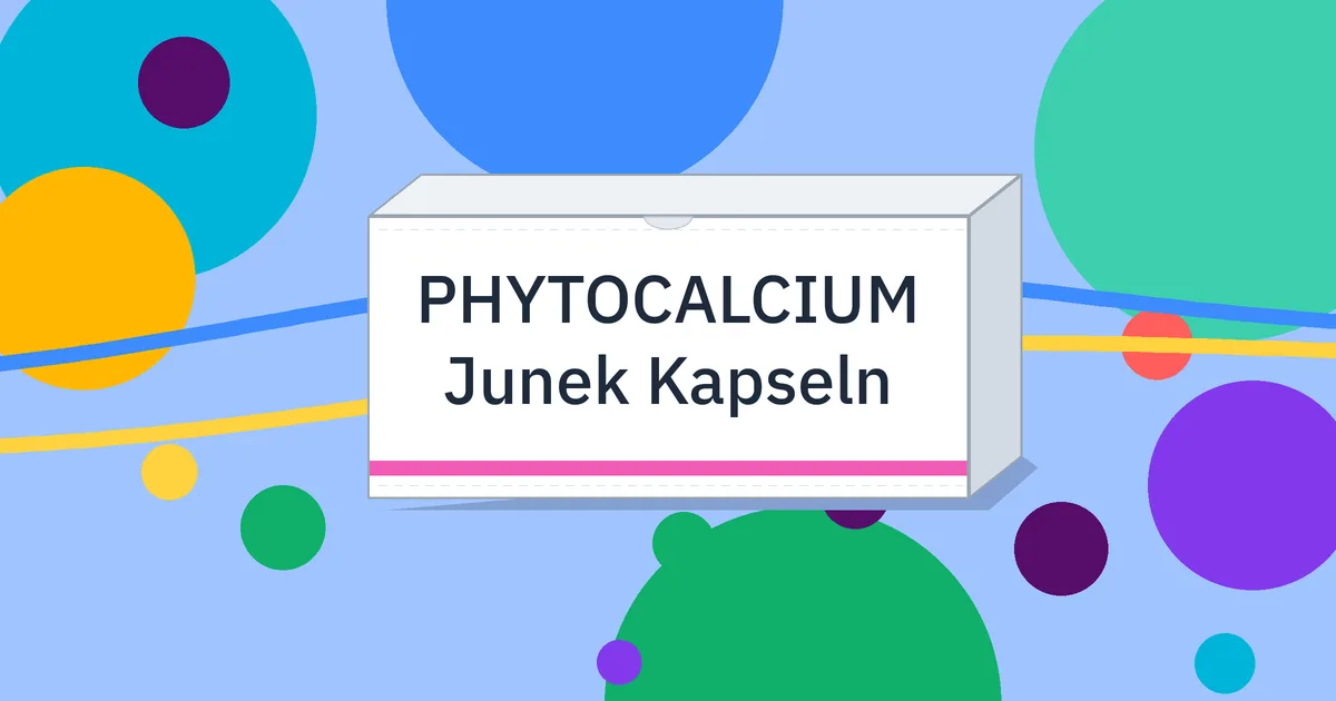 Symbolbild: Packung mit der Aufschrift PHYTOCALCIUM Junek Kapseln (PZN 19786954) – Verfügbarkeit und Bezug in Apotheken in Frankfurt am Main