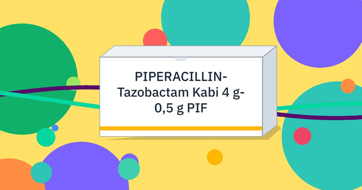 Symbolbild: Packung mit der Aufschrift PIPERACILLIN-Tazobactam Kabi 4 g-0,5 g PIF (PZN 03719542) – Verfügbarkeit und Bezug in Apotheken in Frankfurt am Main