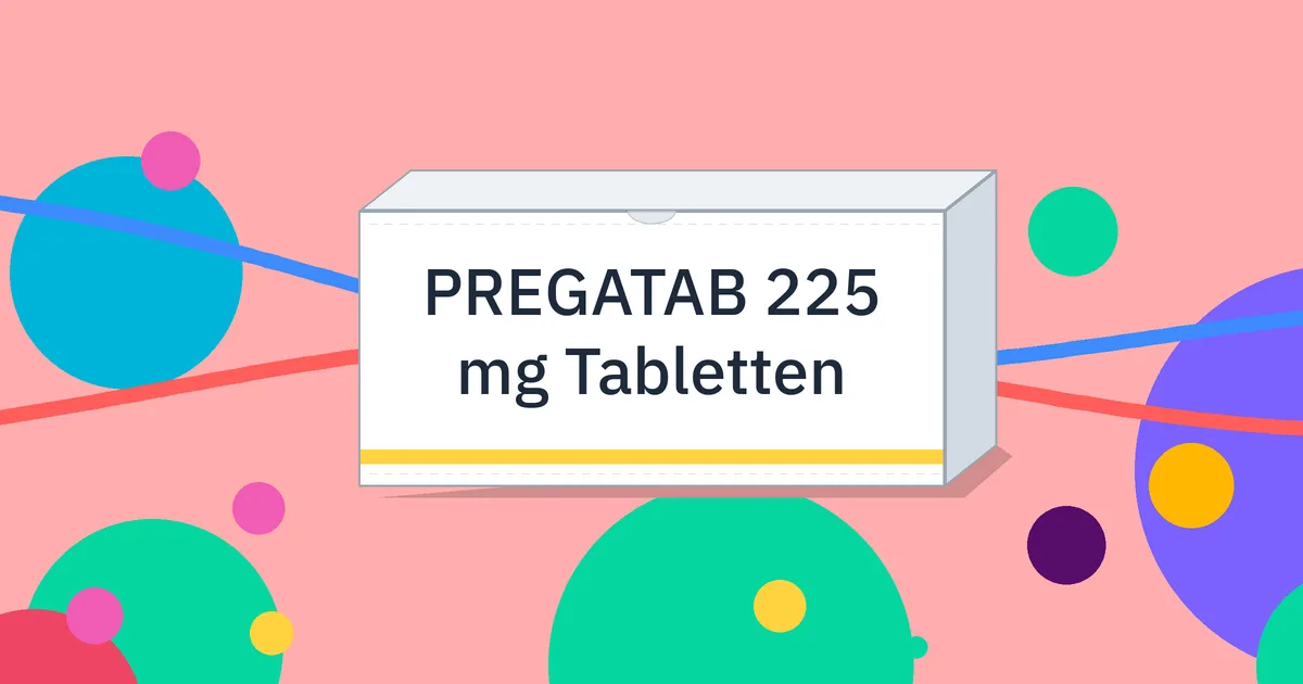 Symbolbild: Packung mit der Aufschrift PREGATAB 225 mg Tabletten (PZN 14135821) – Verfügbarkeit und Bezug in Apotheken in Frankfurt am Main