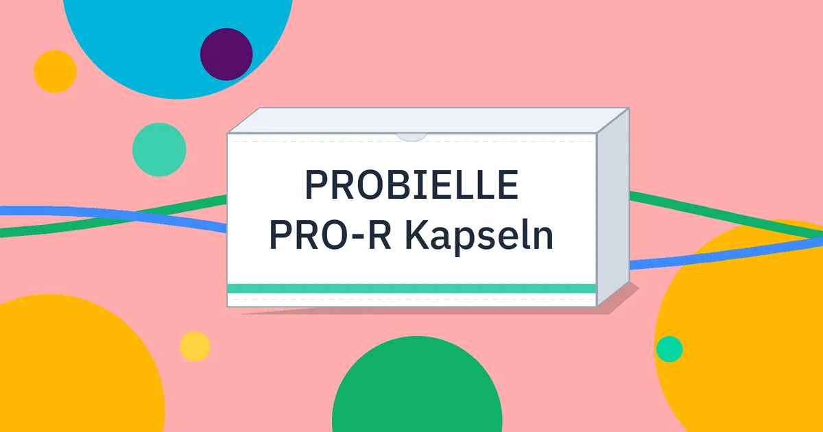 Symbolbild: Packung mit der Aufschrift PROBIELLE PRO-R Kapseln (PZN 15861469) – Verfügbarkeit und Bezug in Apotheken in Frankfurt am Main