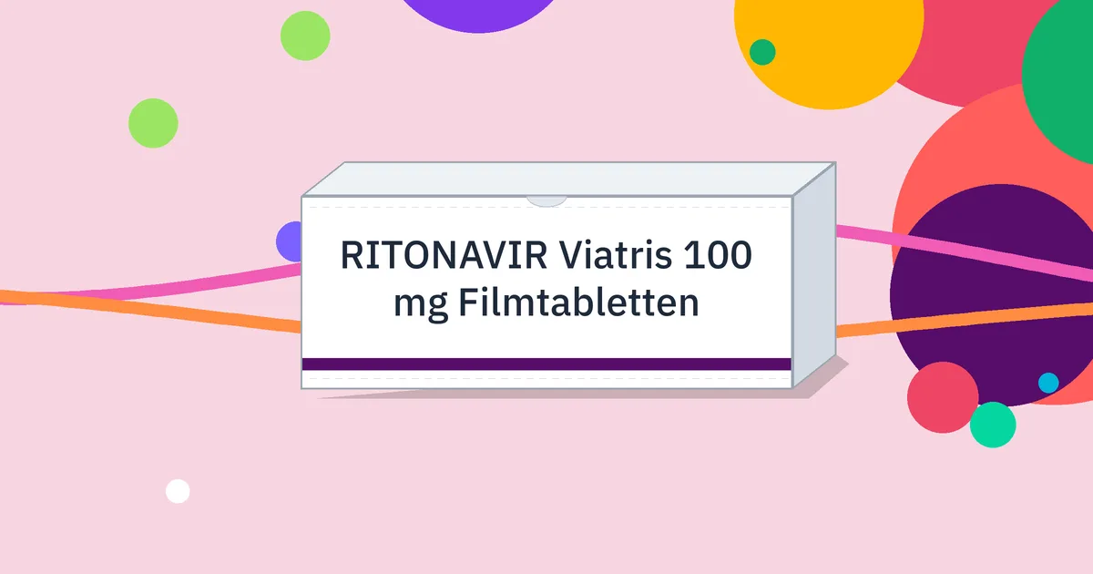 Symbolbild: Packung mit der Aufschrift RITONAVIR Viatris 100 mg Filmtabletten (PZN 19014358) – Verfügbarkeit und Bezug in Apotheken in Frankfurt am Main