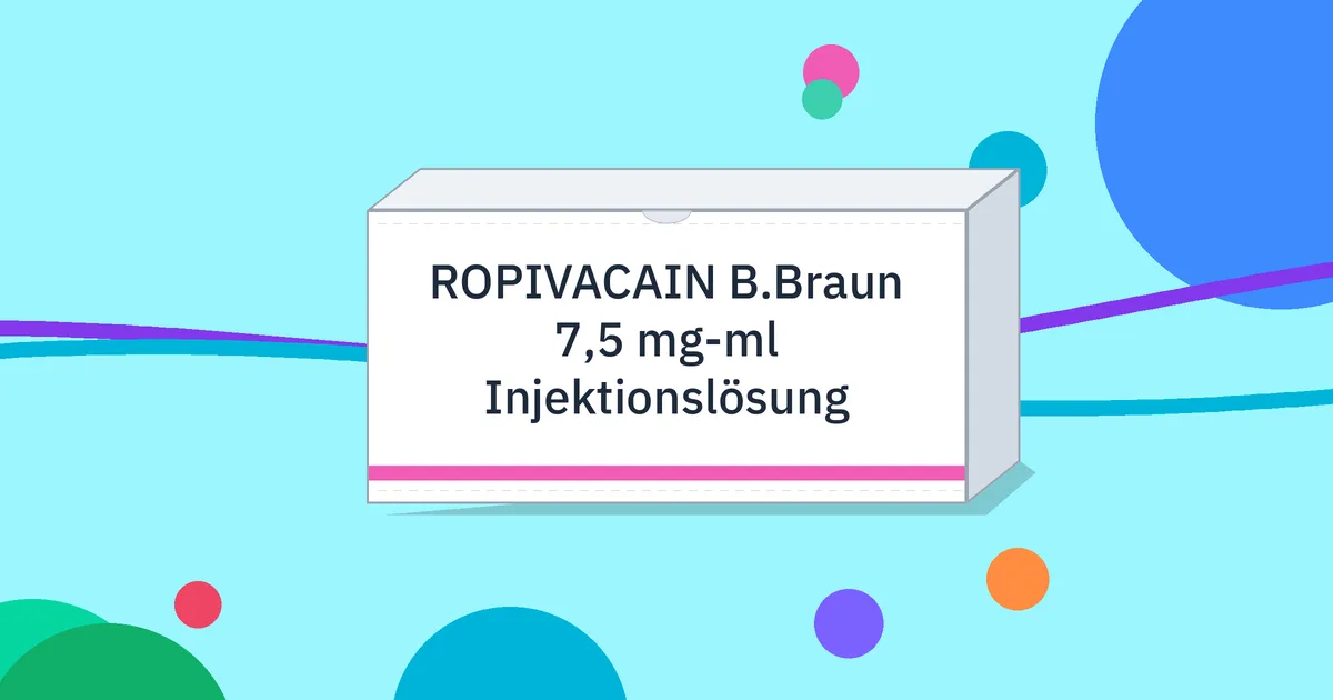Symbolbild: Packung mit der Aufschrift ROPIVACAIN B.Braun 7,5 mg-ml Injektionslösung (PZN 08812708) – Verfügbarkeit und Bezug in Apotheken in Frankfurt am Main