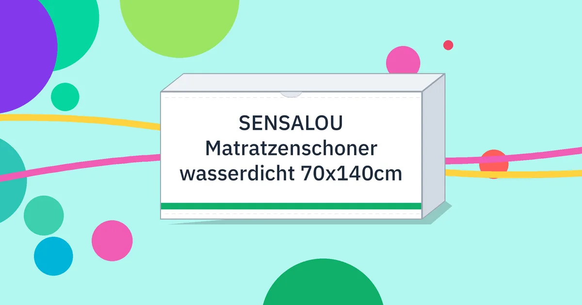 Symbolbild: Packung mit der Aufschrift SENSALOU Matratzenschoner wasserdicht 70x140cm (PZN 16871990) – Verfügbarkeit und Bezug in Apotheken in Frankfurt am Main