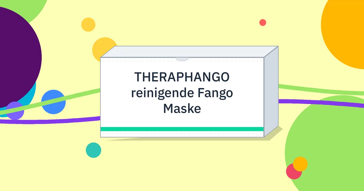 Symbolbild: Packung mit der Aufschrift THERAPHANGO reinigende Fango Maske (PZN 19711117) – Verfügbarkeit und Bezug in Apotheken in Frankfurt am Main