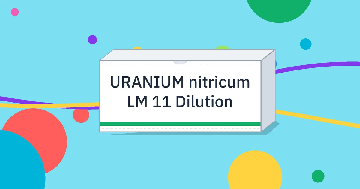 Symbolbild: Packung mit der Aufschrift URANIUM nitricum LM 11 Dilution (PZN 13256238) – Verfügbarkeit und Bezug in Apotheken in Frankfurt am Main