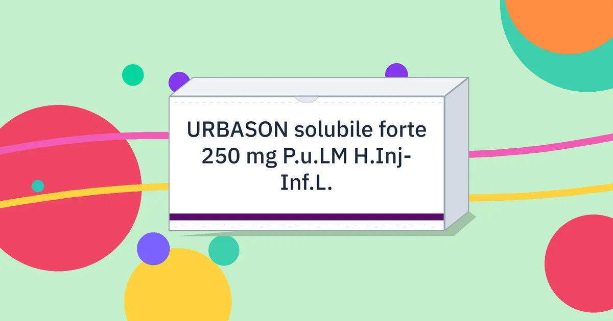 Symbolbild: Packung mit der Aufschrift URBASON solubile forte 250 mg P.u.LM H.Inj-Inf.L. (PZN 08876625) – Verfügbarkeit und Bezug in Apotheken in Frankfurt am Main