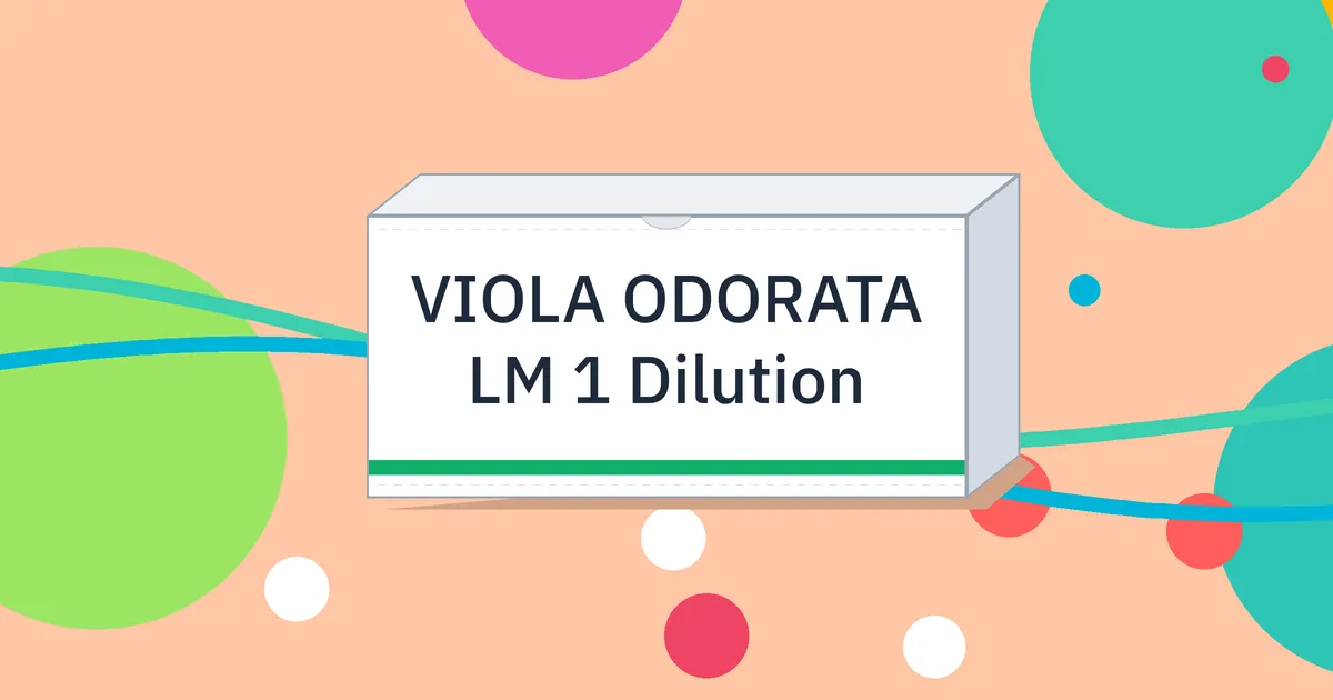 Symbolbild: Packung mit der Aufschrift VIOLA ODORATA LM 1 Dilution (PZN 13275158) – Verfügbarkeit und Bezug in Apotheken in Frankfurt am Main