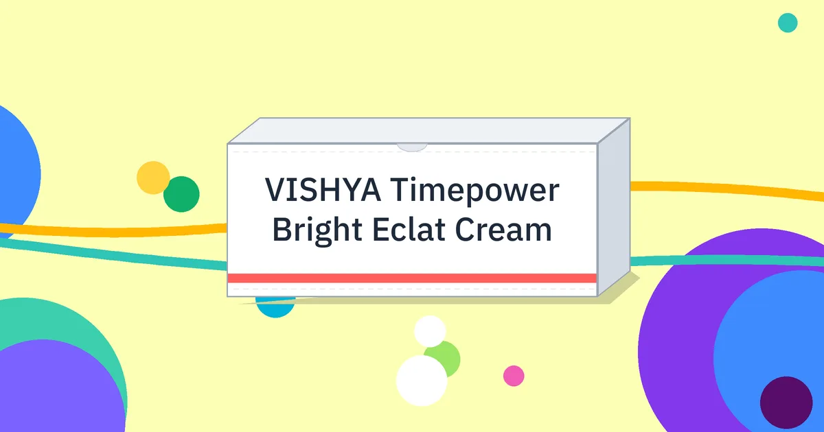 Symbolbild: Packung mit der Aufschrift VISHYA Timepower Bright Eclat Cream (PZN 19202284) – Verfügbarkeit und Bezug in Apotheken in Frankfurt am Main