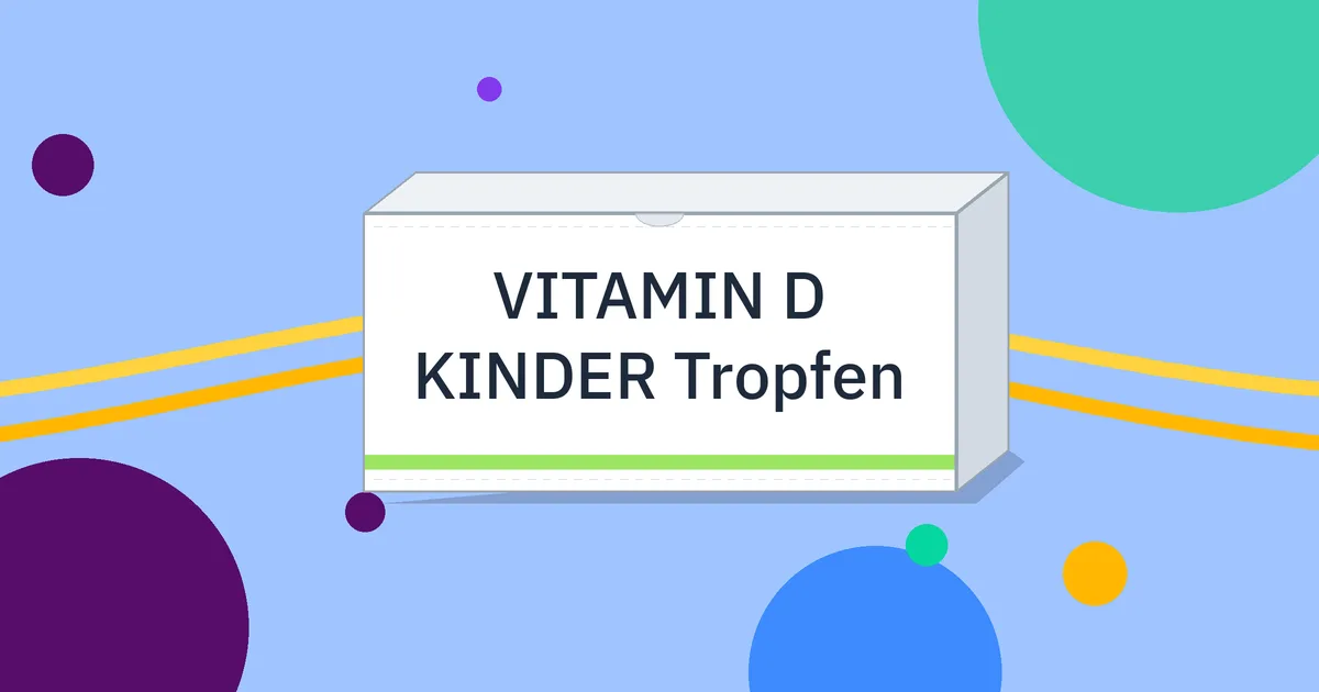 Symbolbild: Packung mit der Aufschrift VITAMIN D KINDER Tropfen (PZN 17890498) – Verfügbarkeit und Bezug in Apotheken in Frankfurt am Main