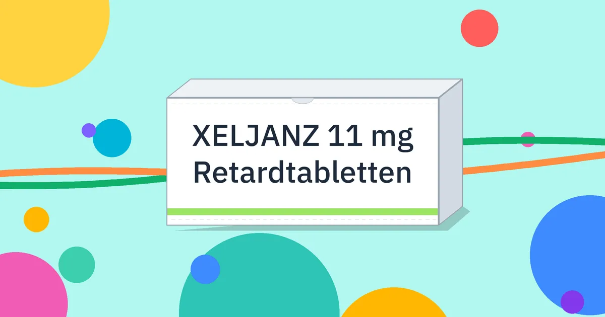 Symbolbild: Packung mit der Aufschrift XELJANZ 11 mg Retardtabletten (PZN 16941992) – Verfügbarkeit und Bezug in Apotheken in Frankfurt am Main