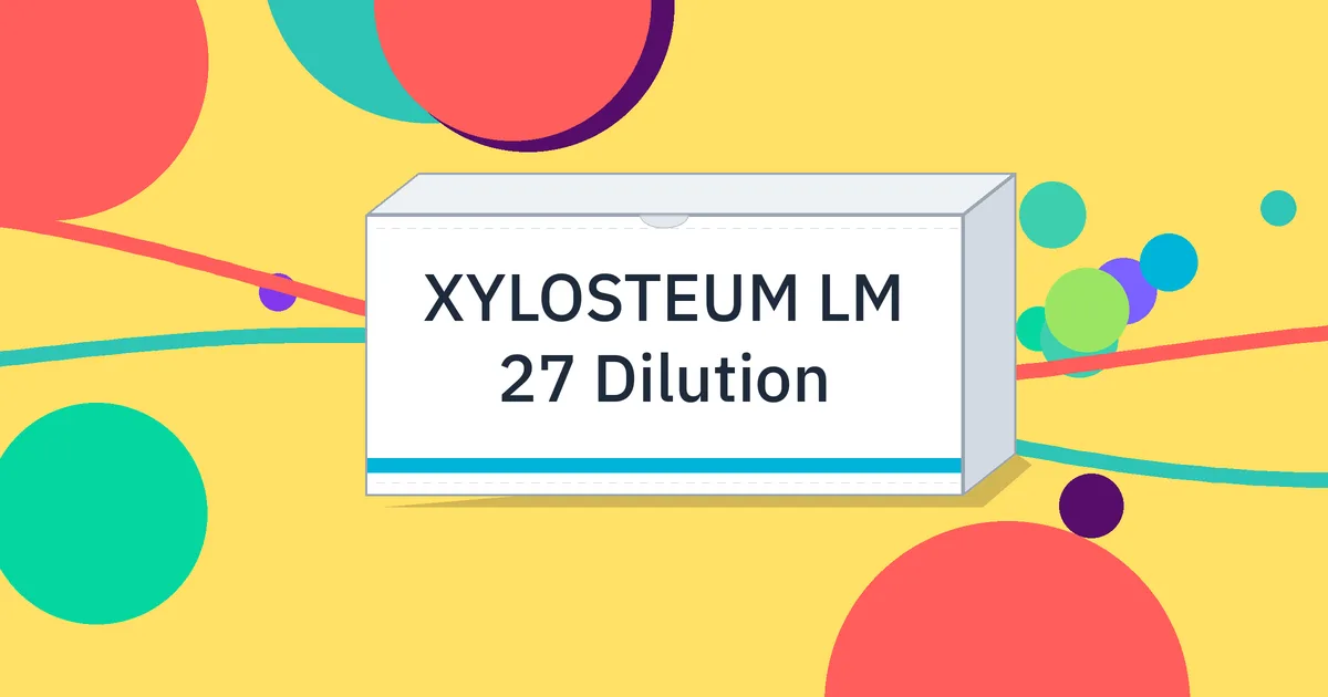 Symbolbild: Packung mit der Aufschrift XYLOSTEUM LM 27 Dilution (PZN 13284513) – Verfügbarkeit und Bezug in Apotheken in Frankfurt am Main