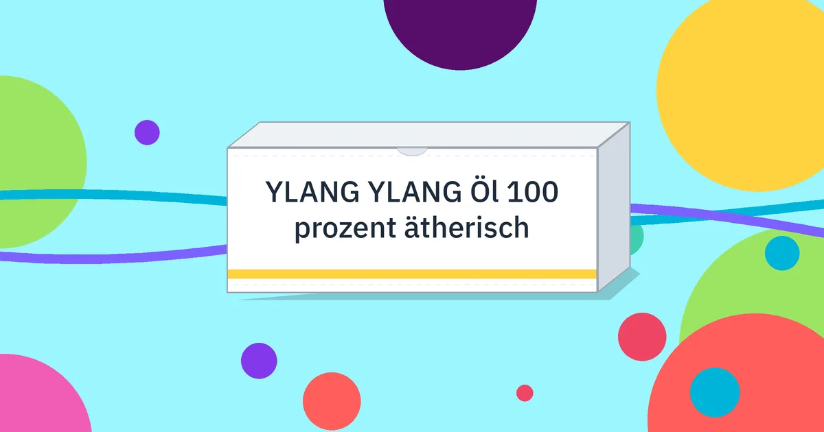 Symbolbild: Packung mit der Aufschrift YLANG YLANG Öl 100 prozent ätherisch (PZN 07205136) – Verfügbarkeit und Bezug in Apotheken in Frankfurt am Main