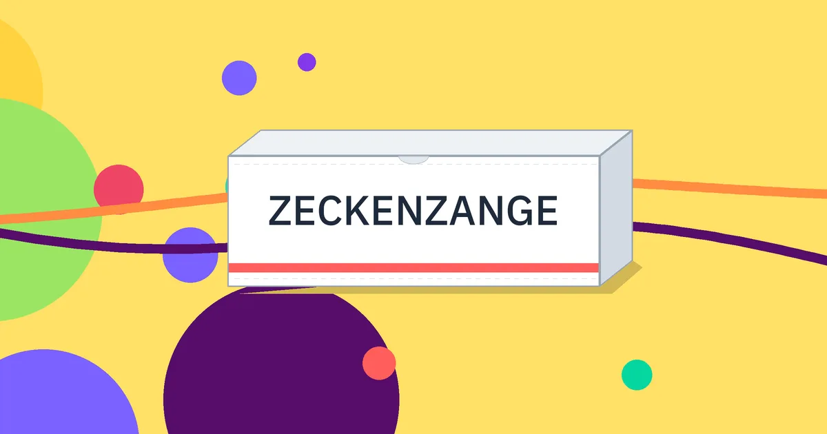 Symbolbild: Packung mit der Aufschrift ZECKENZANGE (PZN 06349643) – Verfügbarkeit und Bezug in Apotheken in Frankfurt am Main