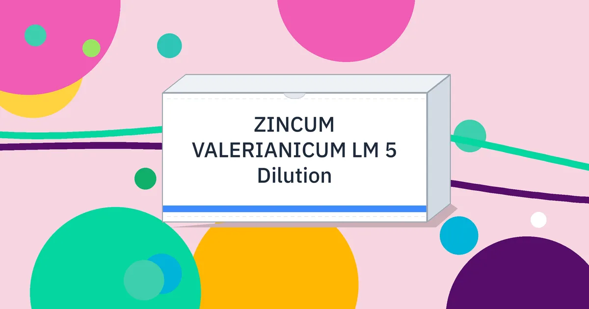 Symbolbild: Packung mit der Aufschrift ZINCUM VALERIANICUM LM 5 Dilution (PZN 13300778) – Verfügbarkeit und Bezug in Apotheken in Frankfurt am Main