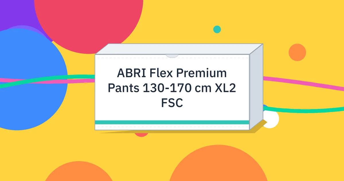 Symbolbild: Packung mit der Aufschrift ABRI Flex Premium Pants 130-170 cm XL2 FSC (PZN 10550115) – Verfügbarkeit und Bezug in Apotheken in Frankfurt am Main