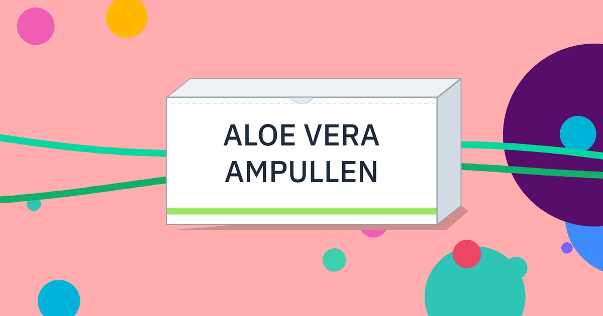 Symbolbild: Packung mit der Aufschrift ALOE VERA AMPULLEN (PZN 02013716) – Verfügbarkeit und Bezug in Apotheken in Frankfurt am Main