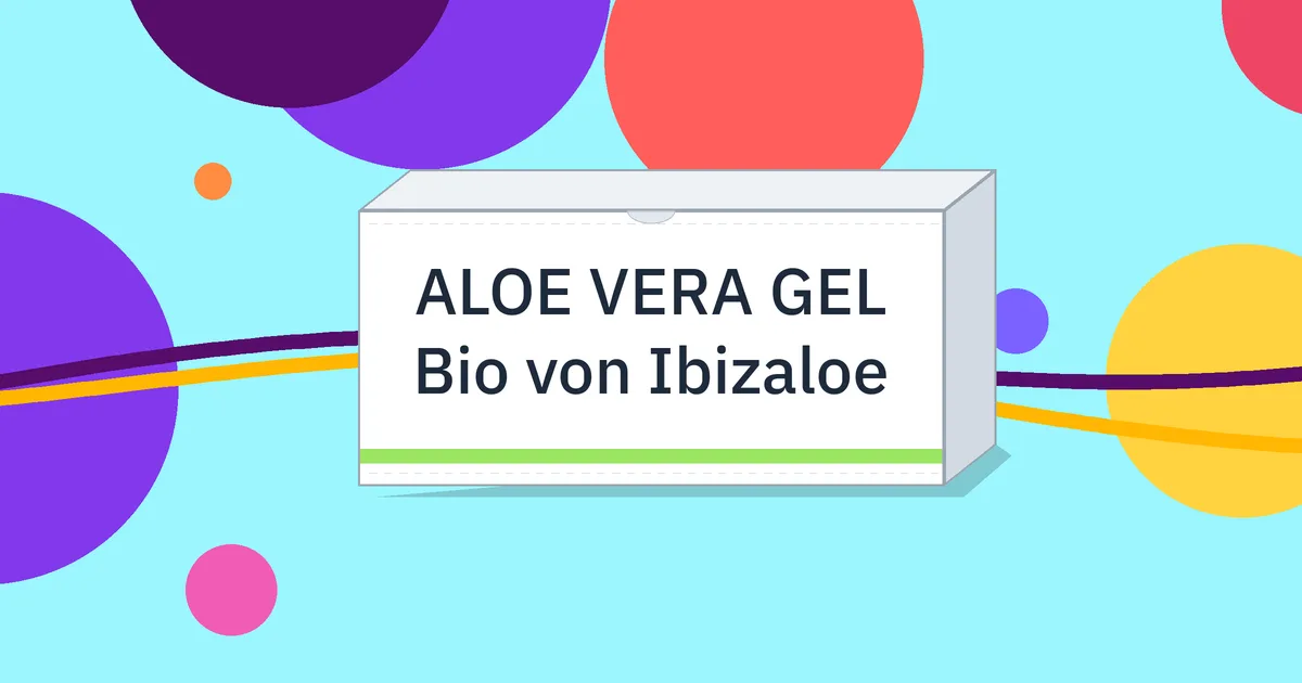 Symbolbild: Packung mit der Aufschrift ALOE VERA GEL Bio von Ibizaloe (PZN 14441179) – Verfügbarkeit und Bezug in Apotheken in Frankfurt am Main
