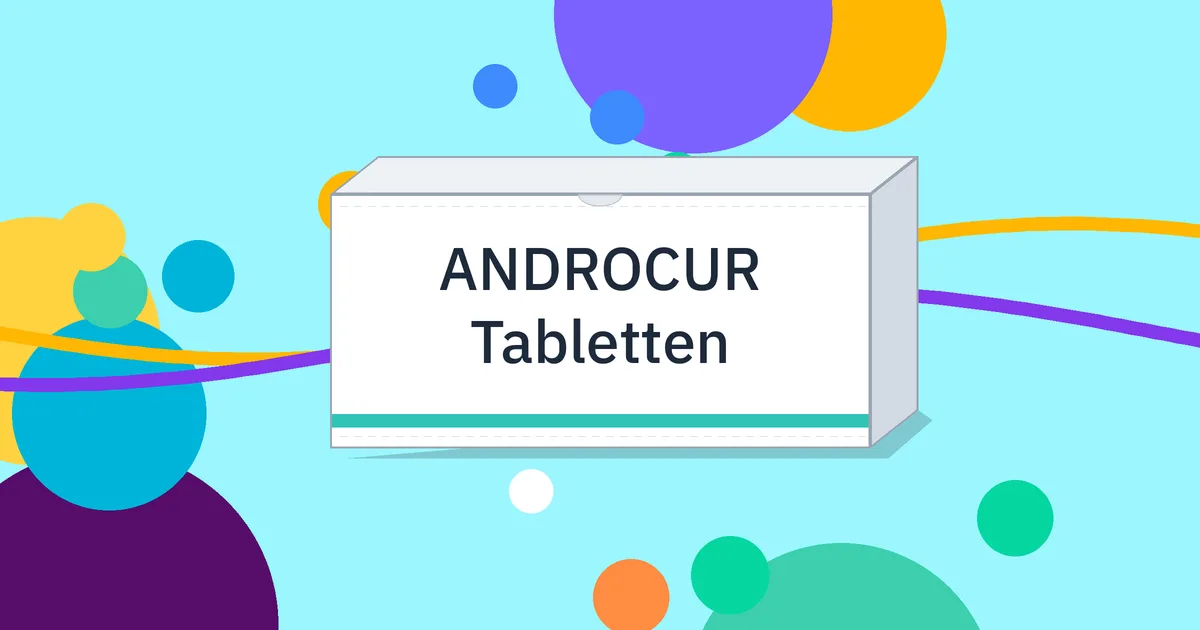 Symbolbild: Packung mit der Aufschrift ANDROCUR Tabletten (PZN 04954771) – Verfügbarkeit und Bezug in Apotheken in Frankfurt am Main