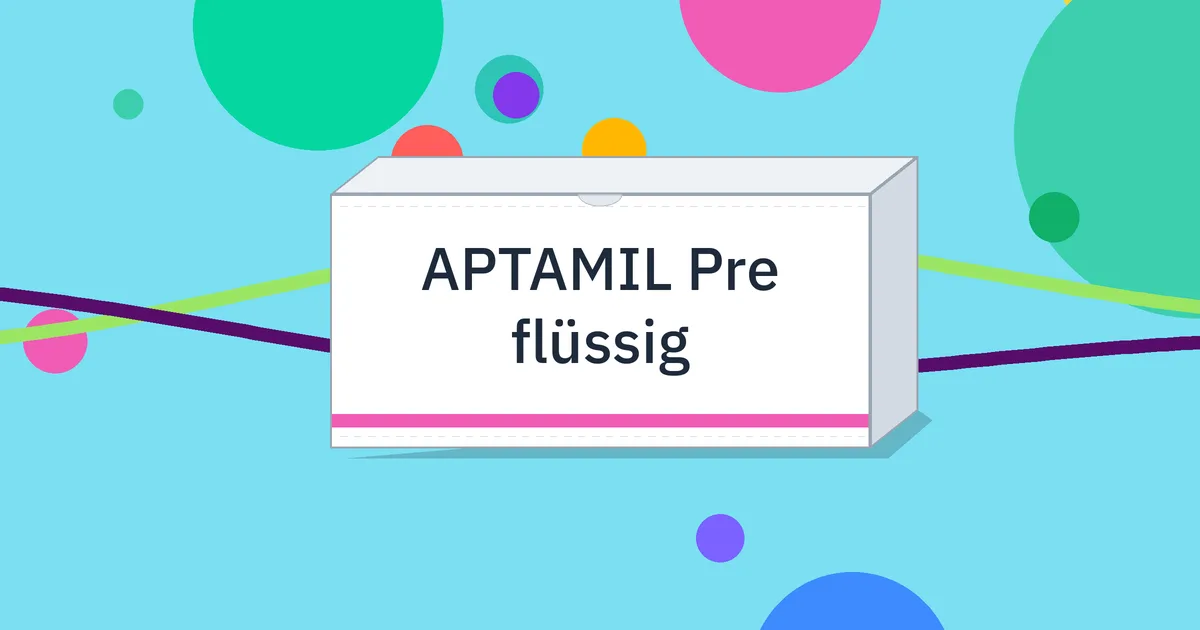 Symbolbild: Packung mit der Aufschrift APTAMIL Pre flüssig (PZN 09515332) – Verfügbarkeit und Bezug in Apotheken in Frankfurt am Main