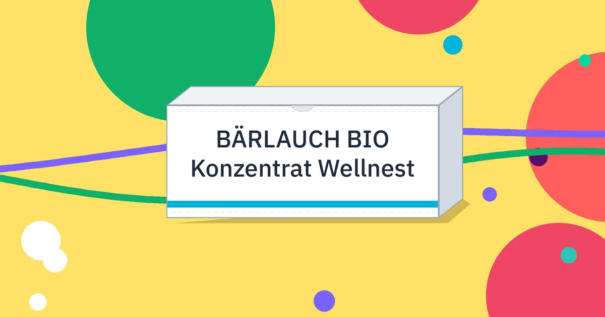 Symbolbild: Packung mit der Aufschrift BÄRLAUCH BIO Konzentrat Wellnest (PZN 08458572) – Verfügbarkeit und Bezug in Apotheken in Frankfurt am Main
