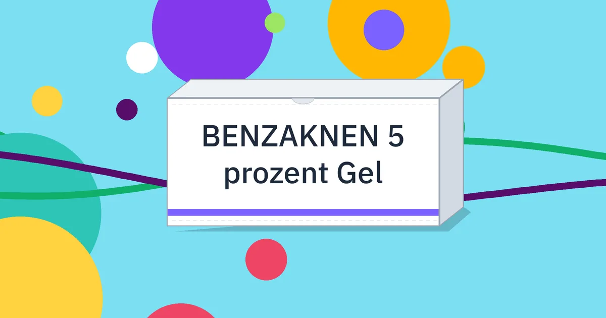 Symbolbild: Packung mit der Aufschrift BENZAKNEN 5 prozent Gel (PZN 15250553) – Verfügbarkeit und Bezug in Apotheken in Frankfurt am Main