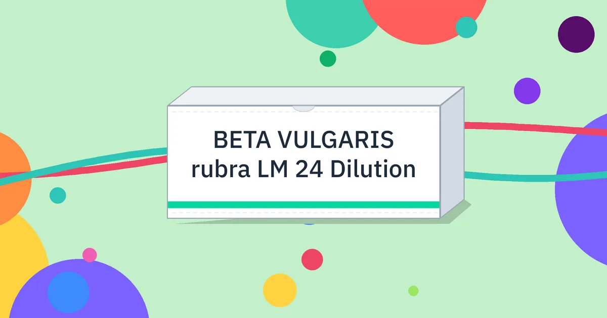 Symbolbild: Packung mit der Aufschrift BETA VULGARIS rubra LM 24 Dilution (PZN 13385303) – Verfügbarkeit und Bezug in Apotheken in Frankfurt am Main