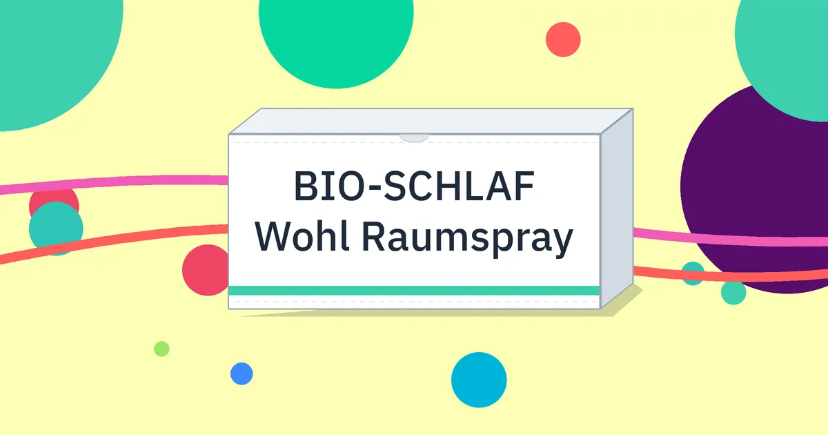 Symbolbild: Packung mit der Aufschrift BIO-SCHLAF Wohl Raumspray (PZN 18881627) – Verfügbarkeit und Bezug in Apotheken in Frankfurt am Main