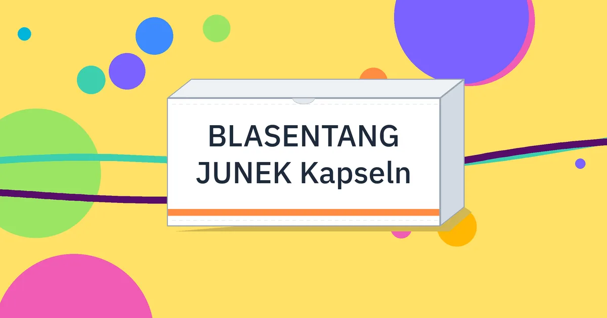 Symbolbild: Packung mit der Aufschrift BLASENTANG JUNEK Kapseln (PZN 01104859) – Verfügbarkeit und Bezug in Apotheken in Frankfurt am Main