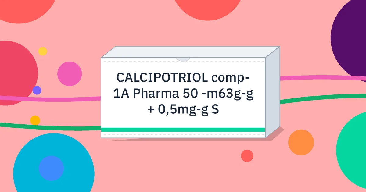 Symbolbild: Packung mit der Aufschrift CALCIPOTRIOL comp-1A Pharma 50 -m63g-g + 0,5mg-g S (PZN 19441267) – Verfügbarkeit und Bezug in Apotheken in Frankfurt am Main