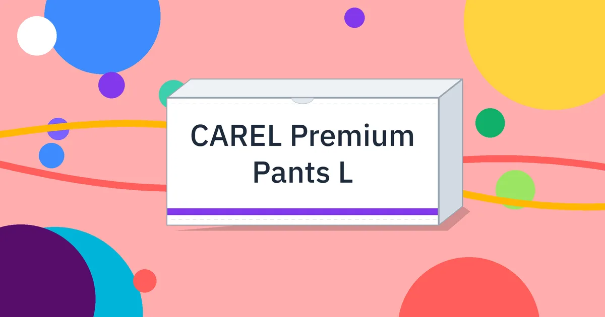 Symbolbild: Packung mit der Aufschrift CAREL Premium Pants L (PZN 20324271) – Verfügbarkeit und Bezug in Apotheken in Frankfurt am Main