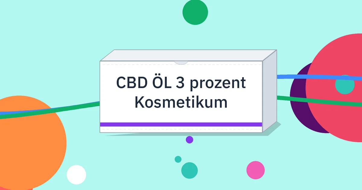 Symbolbild: Packung mit der Aufschrift CBD ÖL 3 prozent Kosmetikum (PZN 16824631) – Verfügbarkeit und Bezug in Apotheken in Frankfurt am Main