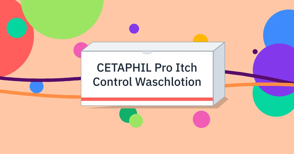 Symbolbild: Packung mit der Aufschrift CETAPHIL Pro Itch Control Waschlotion (PZN 14168163) – Verfügbarkeit und Bezug in Apotheken in Frankfurt am Main