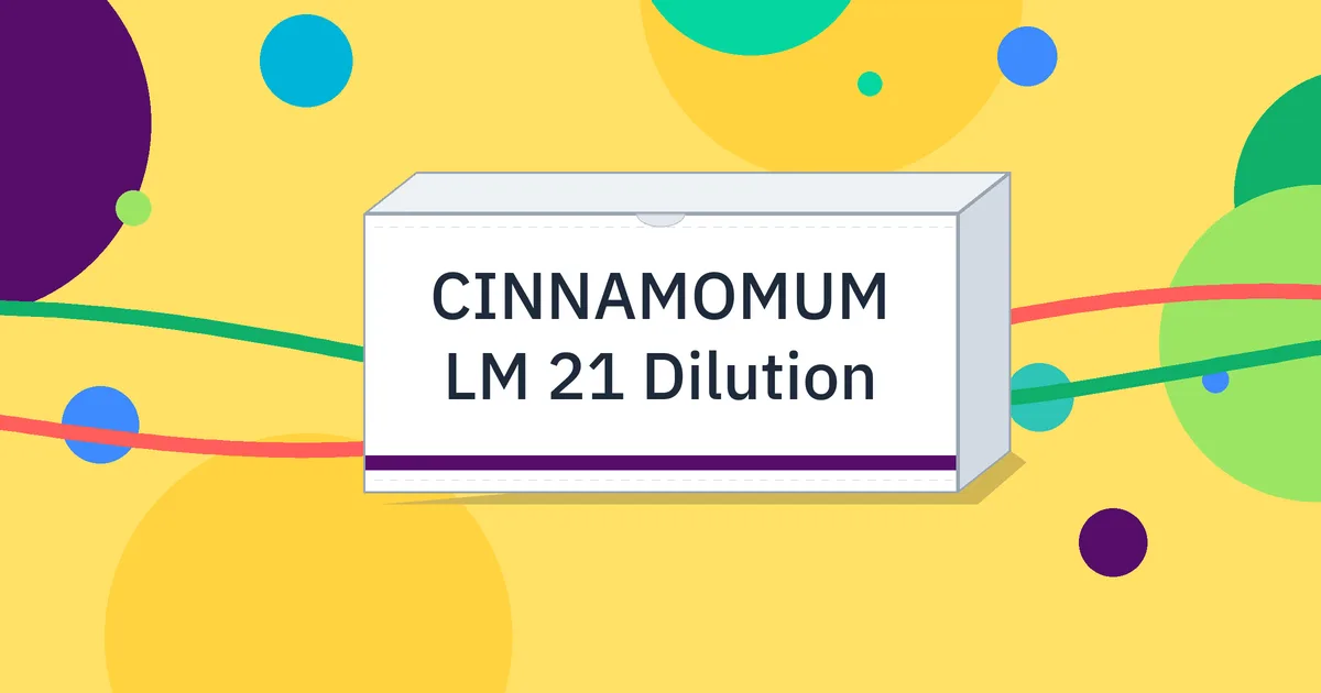 Symbolbild: Packung mit der Aufschrift CINNAMOMUM LM 21 Dilution (PZN 12820949) – Verfügbarkeit und Bezug in Apotheken in Frankfurt am Main