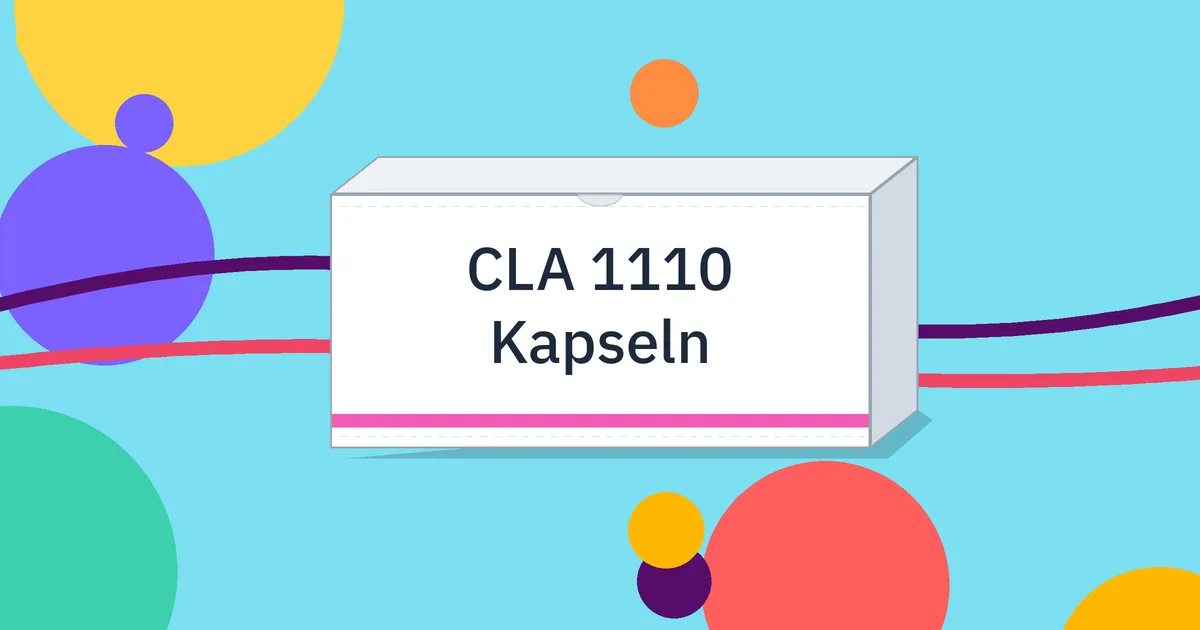 Symbolbild: Packung mit der Aufschrift CLA 1110 Kapseln (PZN 10203023) – Verfügbarkeit und Bezug in Apotheken in Frankfurt am Main